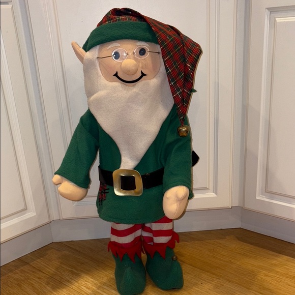 Holiday | Freestanding Plush Elf Christmas Decor Santas Little Helpers ...